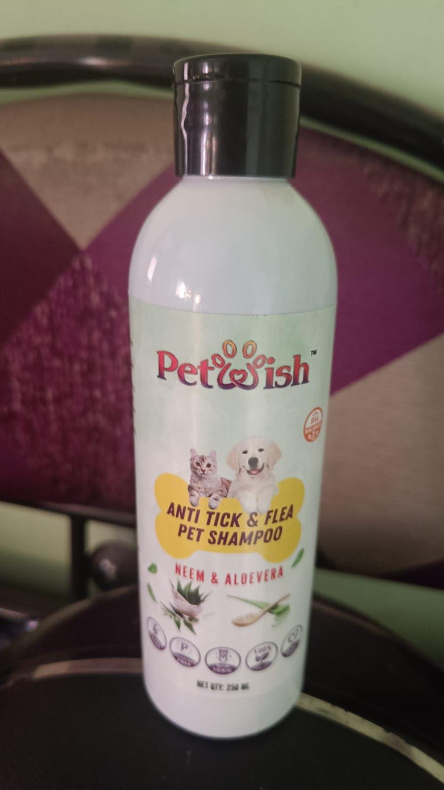 Buy PETWISH Anti Tick & Flea Dog Shampoo | Anti-fungal, Antibacterial ...