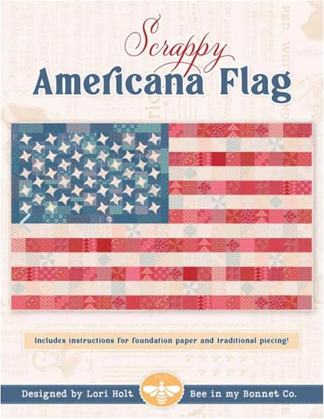 Amazon.com: Riley Blake It's Sew Emma Scrappy Americana Flag Quilt ...