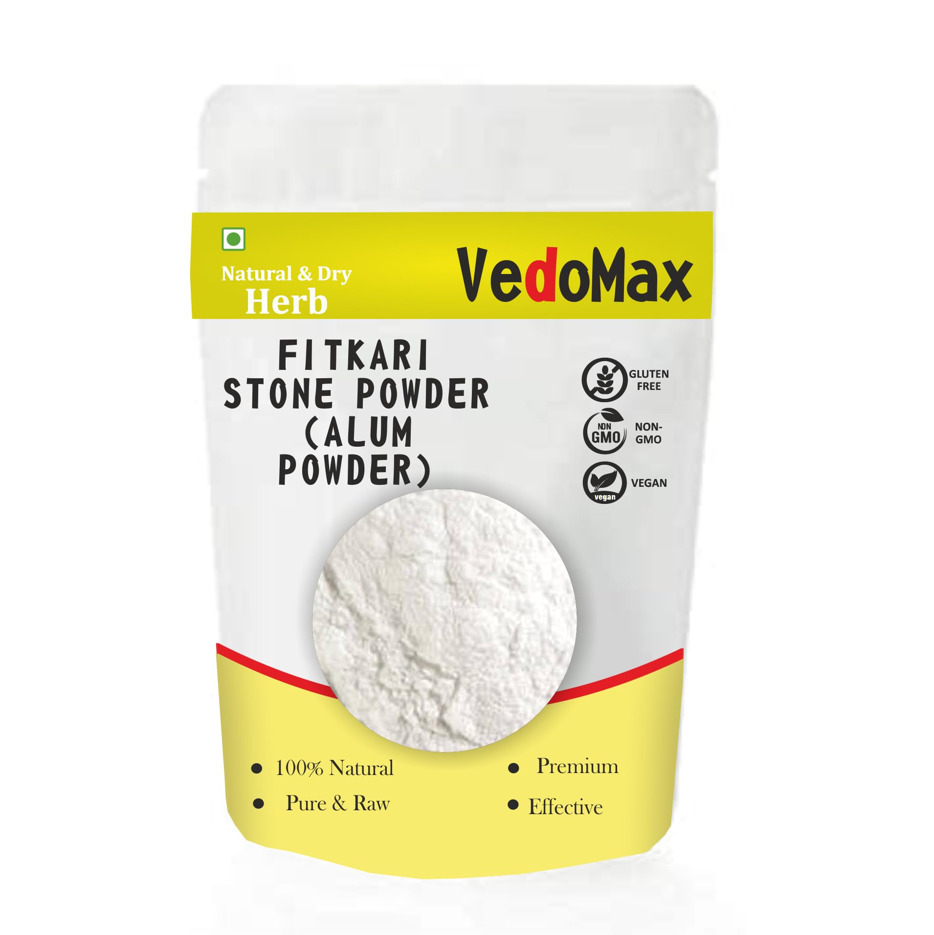 VedoMax Purified Fitkari Stone Powder | Alum Stone Powder | phitkari ...