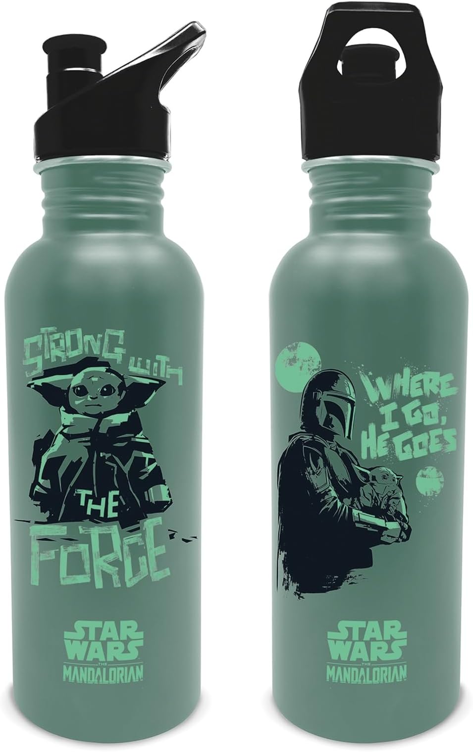 Star Wars Disney 100 Grogu Aluminum Kids Water Bottles 600ml – Official ...