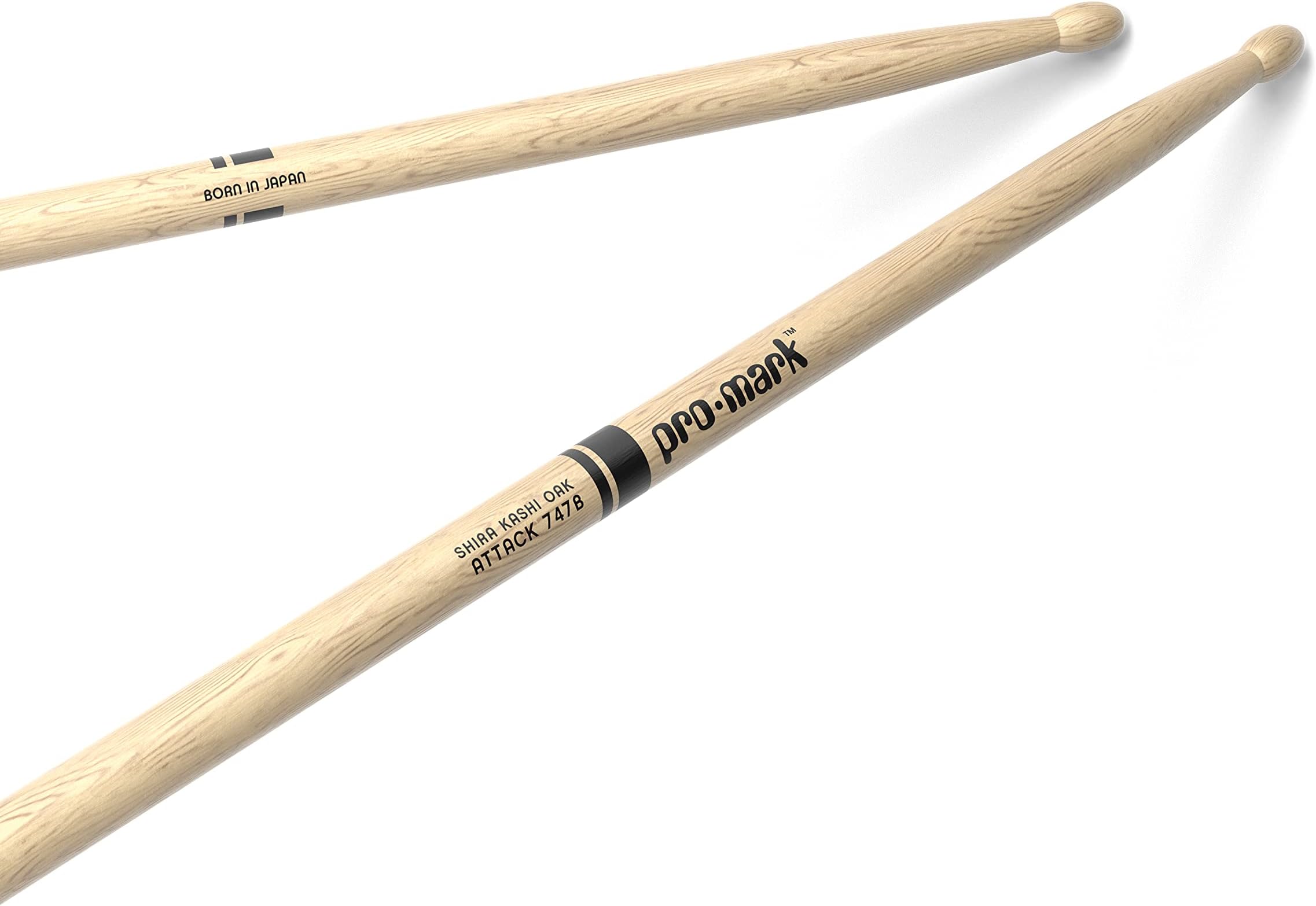 Amazon.com: ProMark Drum Sticks - Classic Attack 727 Shira Kashi Oak ...