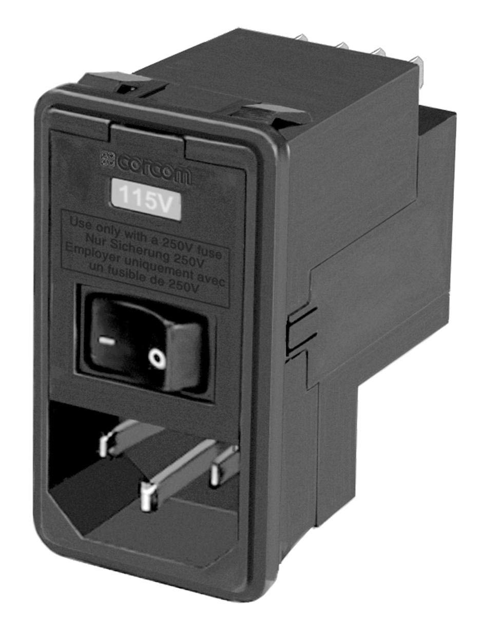 AC Power Entry Modules 6A DUAL FUSE SNAP IN MOUNT: Amazon.com ...