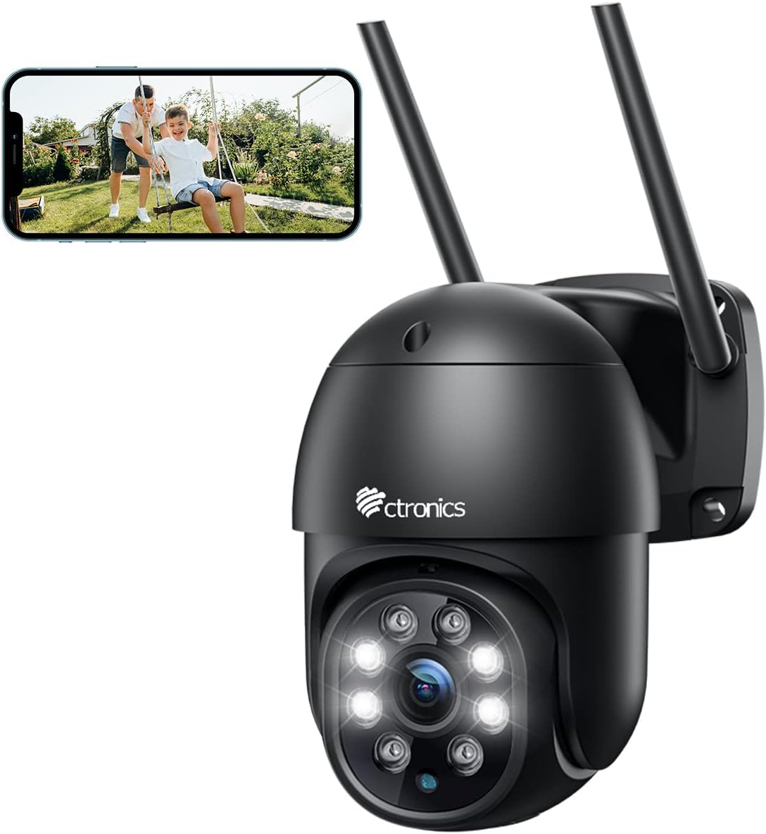 Imou 360° Cámara Vigilancia WiFi Exterior 1080P, PTZ Cámara IP ...