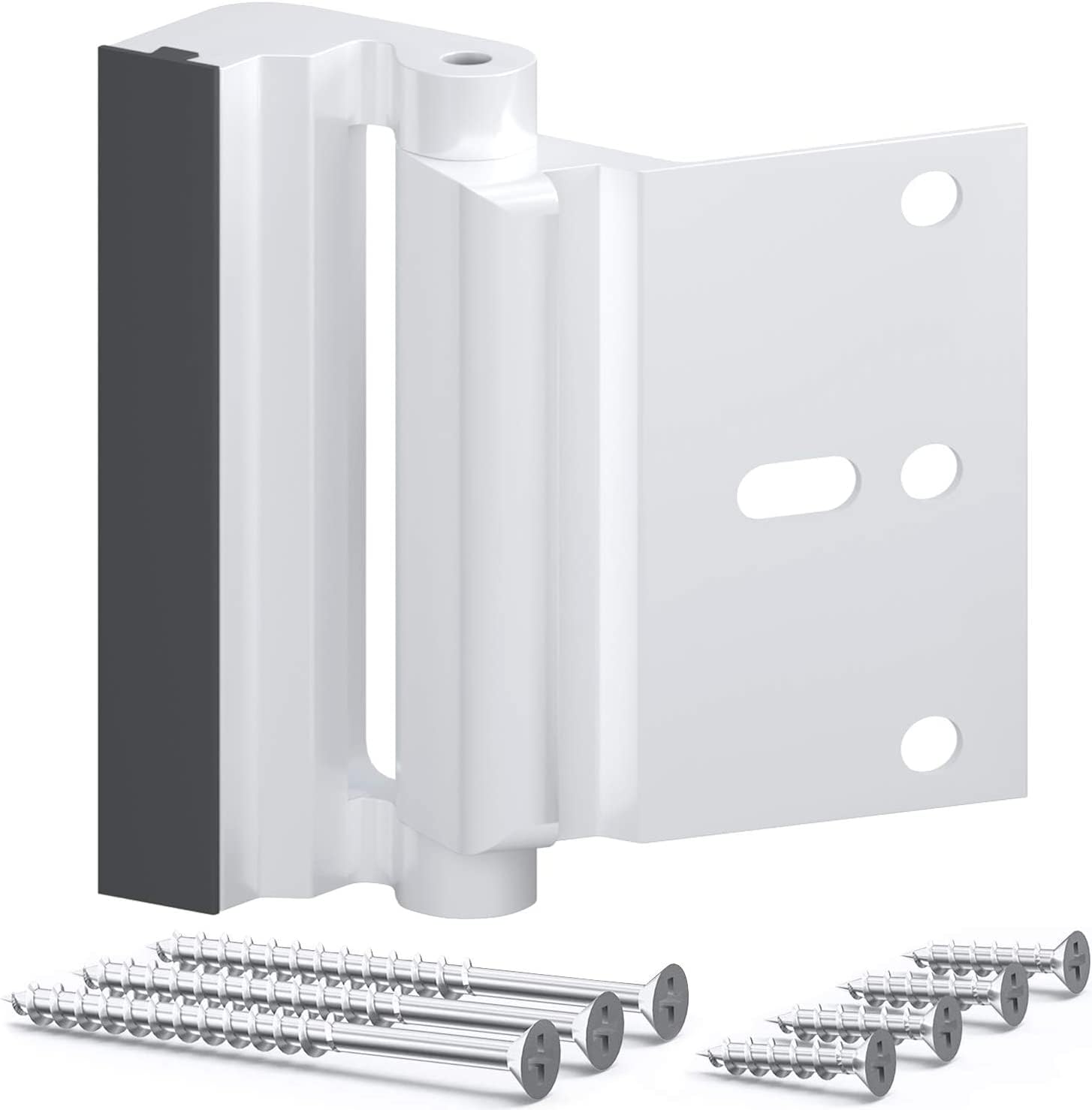 Home Security Master Door Lock and Door Reinforcement Includes 3" Srews ...