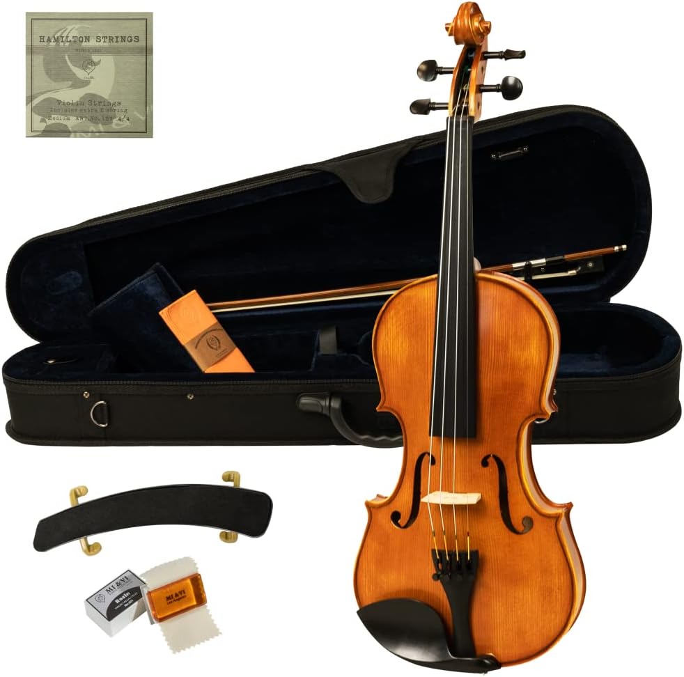 Amazon.com: MI&VI Violin 4/4 Full-Size Set – Model VN-03 – Maple ...