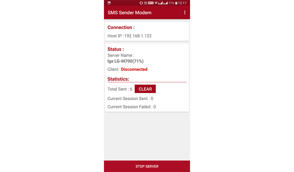 SMS Sender Modem - App on Amazon Appstore