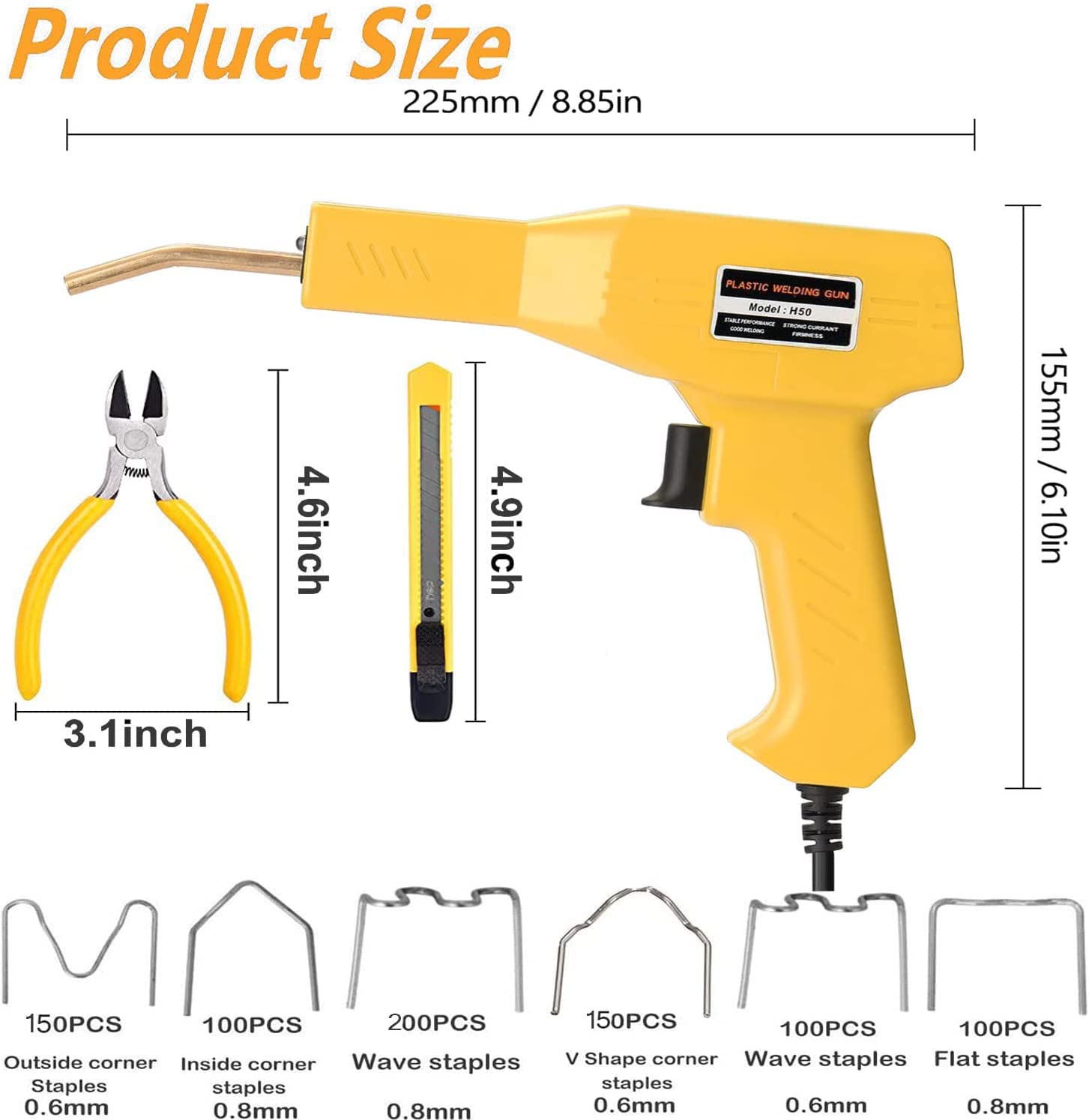 Snapklik.com : Plastic Welding Machine Car Bumper Repair Kit,Hot ...