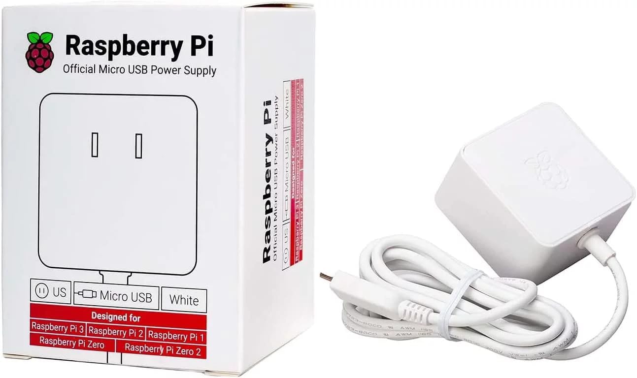 Raspberry Pi Official USB-C Power Supply for Raspberry Pi 4(1GB/2GB/4GB ...