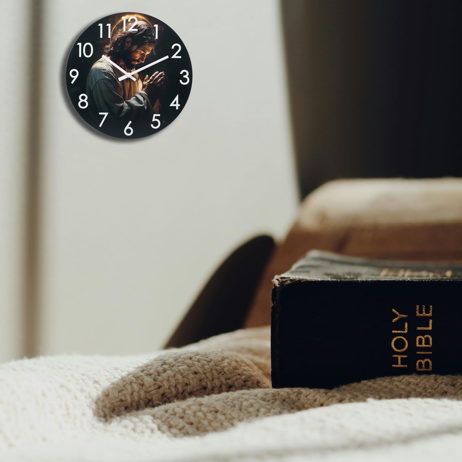 Christian Wall Clocks Large Christian Wall Clocks | Zazzle UK