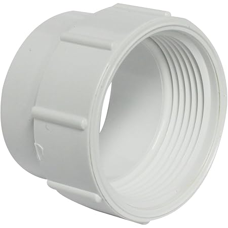 Canplas 193706S PVC DWV Female Cleanout Adapter, 6-Inch, White ...