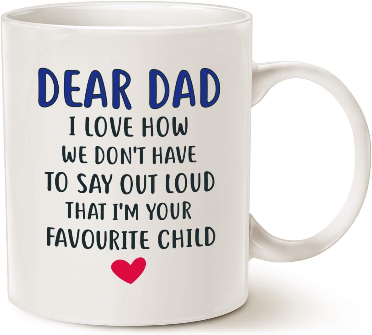 Light Autumn Dad Mug - White 11oz - Dad Gifts from Daughter - Best Dad ...