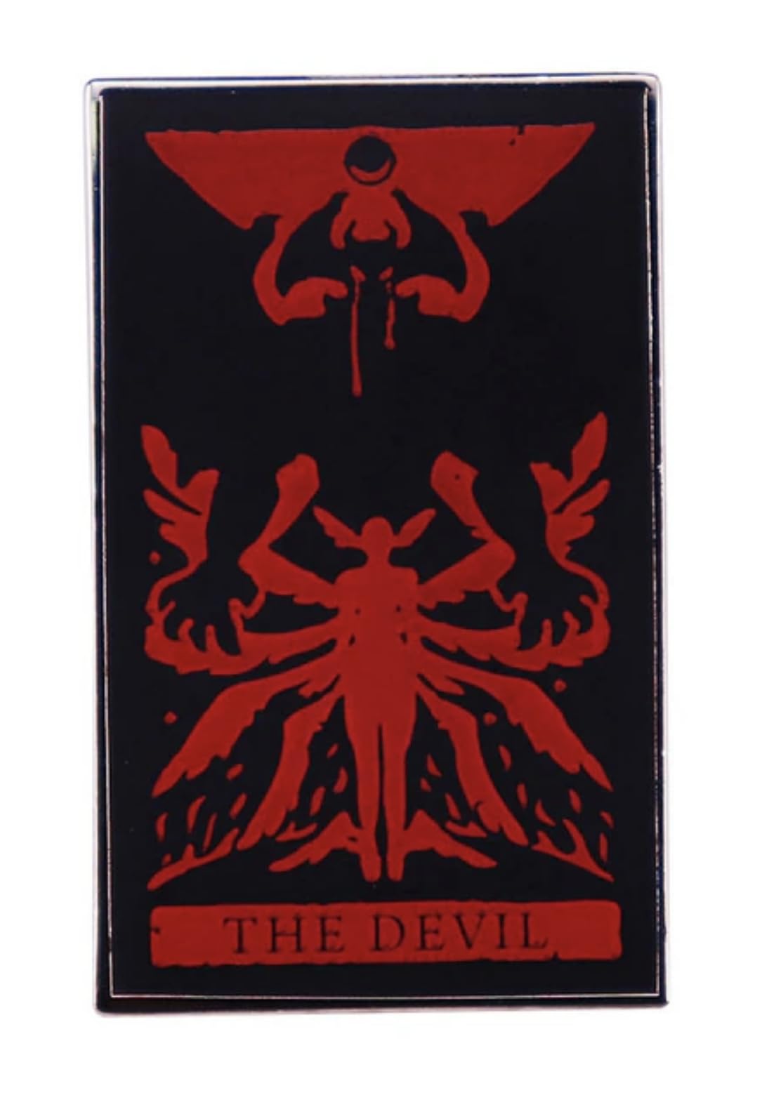 Moth Man Mothman Tarot Card Enamel Pin | Moon Moth Horror Goth Pin | 1. ...