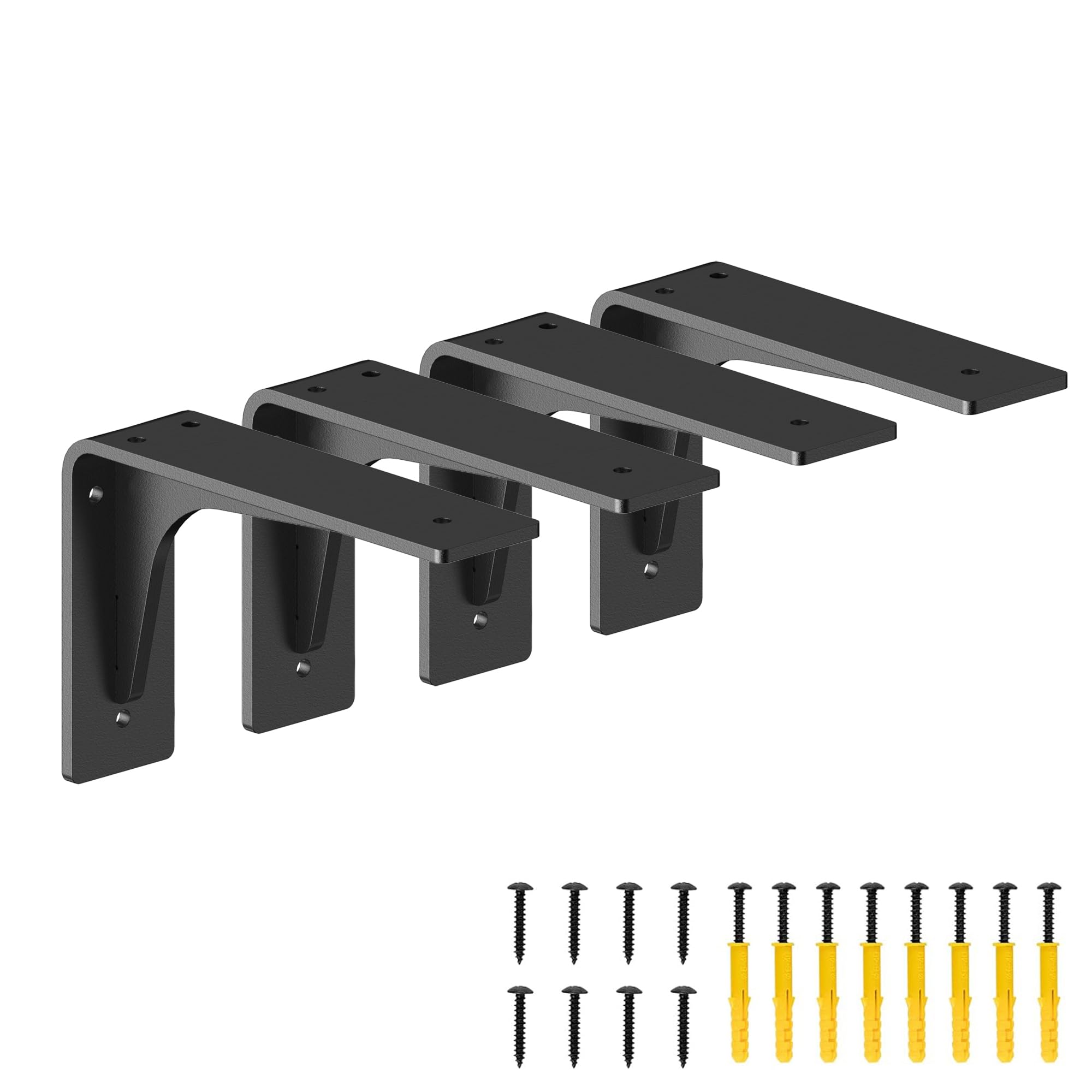 Amazon.com: Shelf Support Bracket Heavy Duty, L Shelf Brackets ,max ...