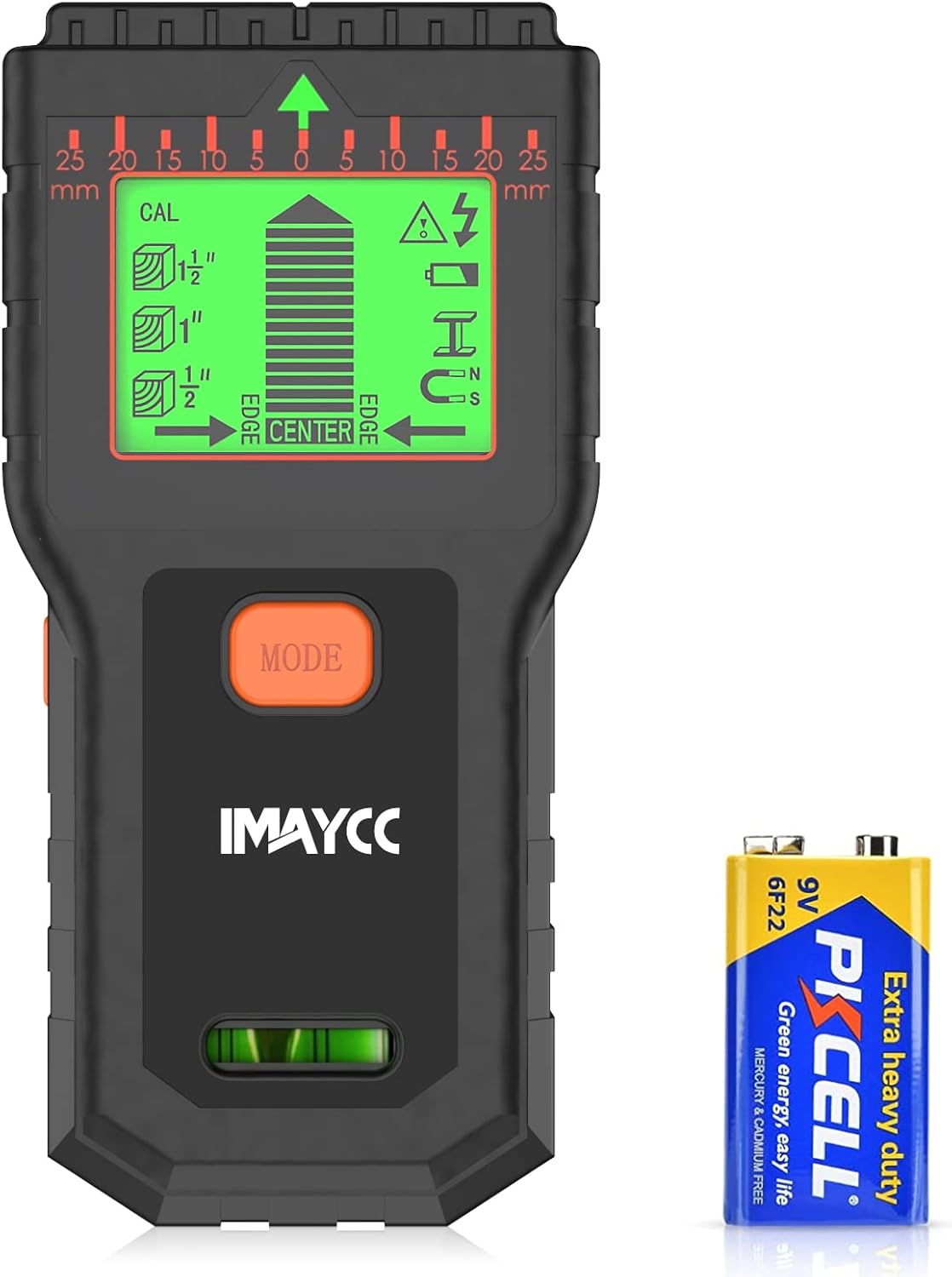 IMAYCC Wall Scanner Stud Finder 8 in 1 Upgraded Stud Detector ...