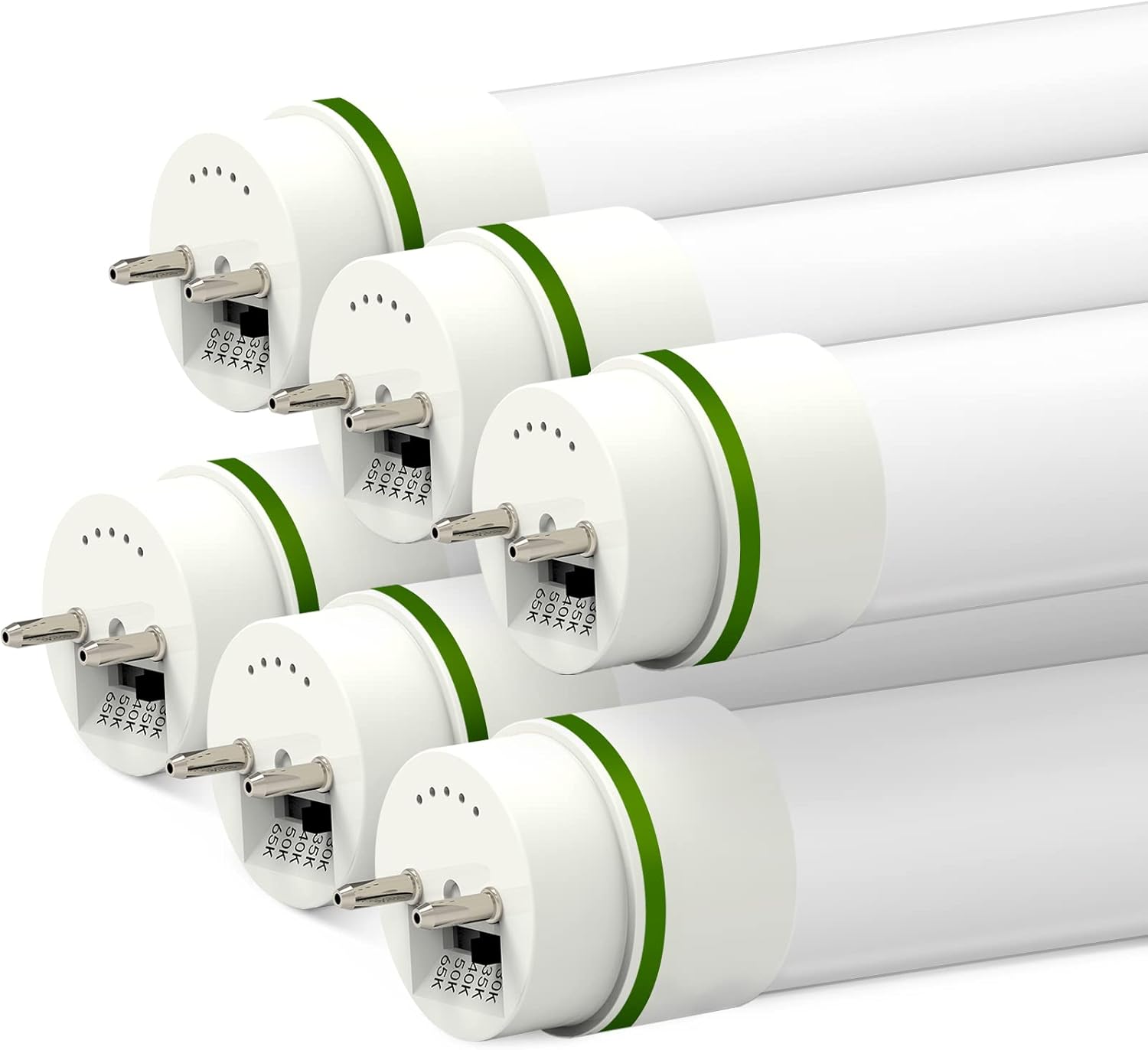 LEDONE 4FT T8 LED Tube Lights Bulbs with Adjustable Color Temperature from 3000K to 6500K, 15W ...