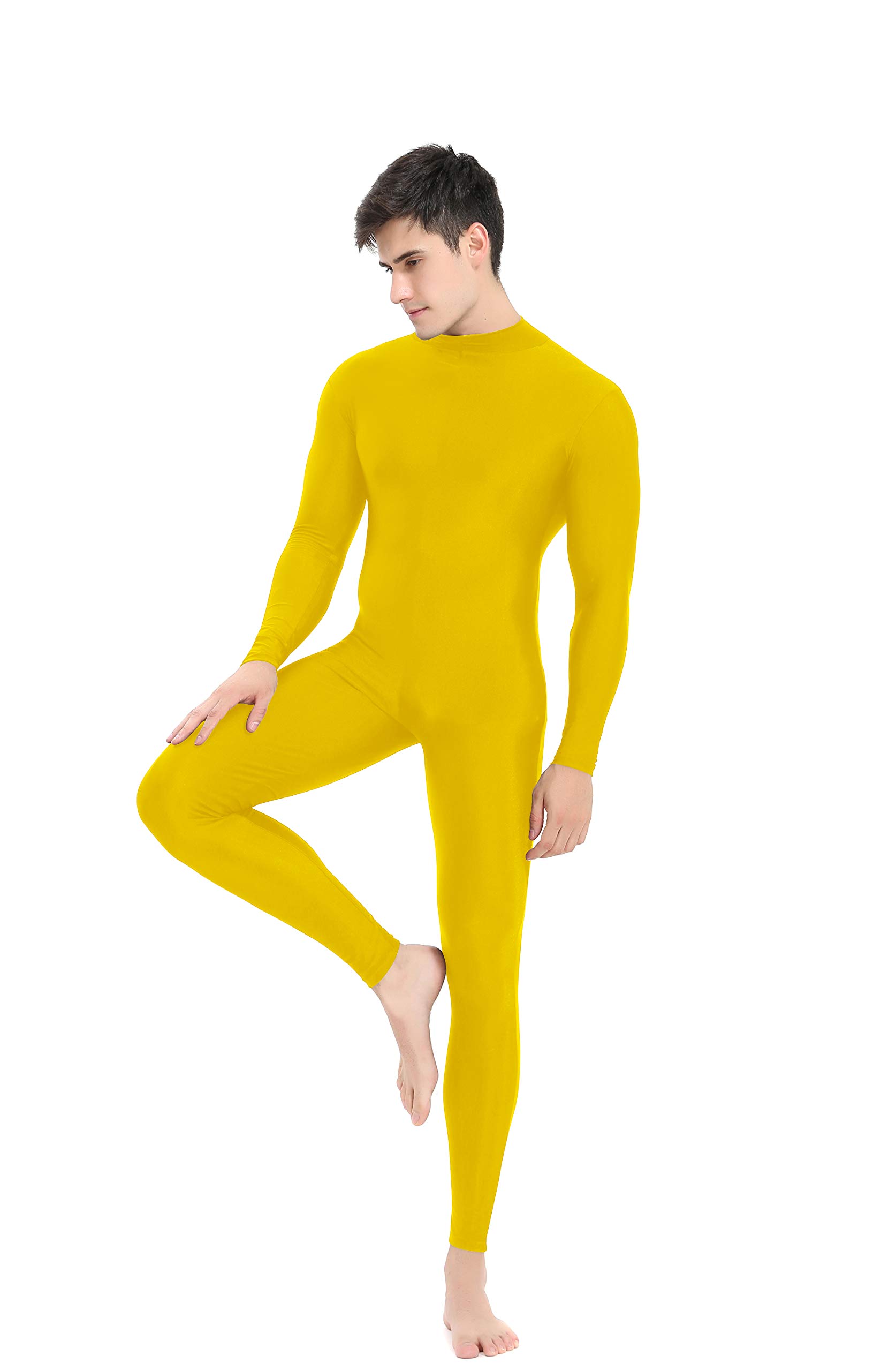 Snapklik.com : Speerise Mens Spandex Bodysuit Long Sleeve Unitard ...