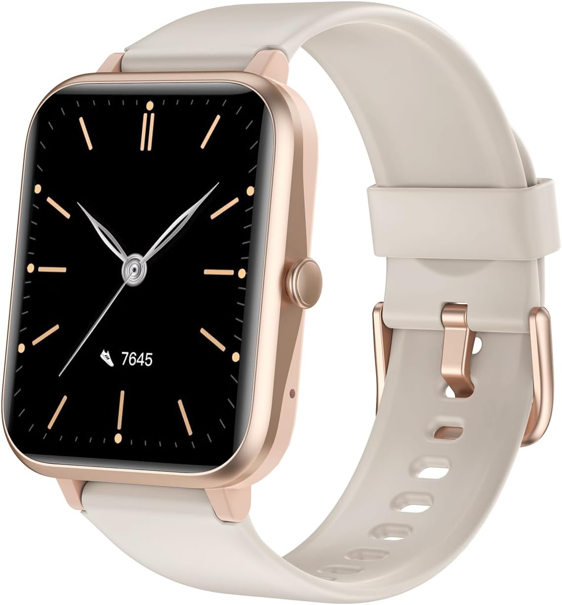 Amazon | GRV スマートウォッチ 通話機能付き iPhone アンドロイド対応 活動量計 歩数計 腕時計 Smart Watch ...