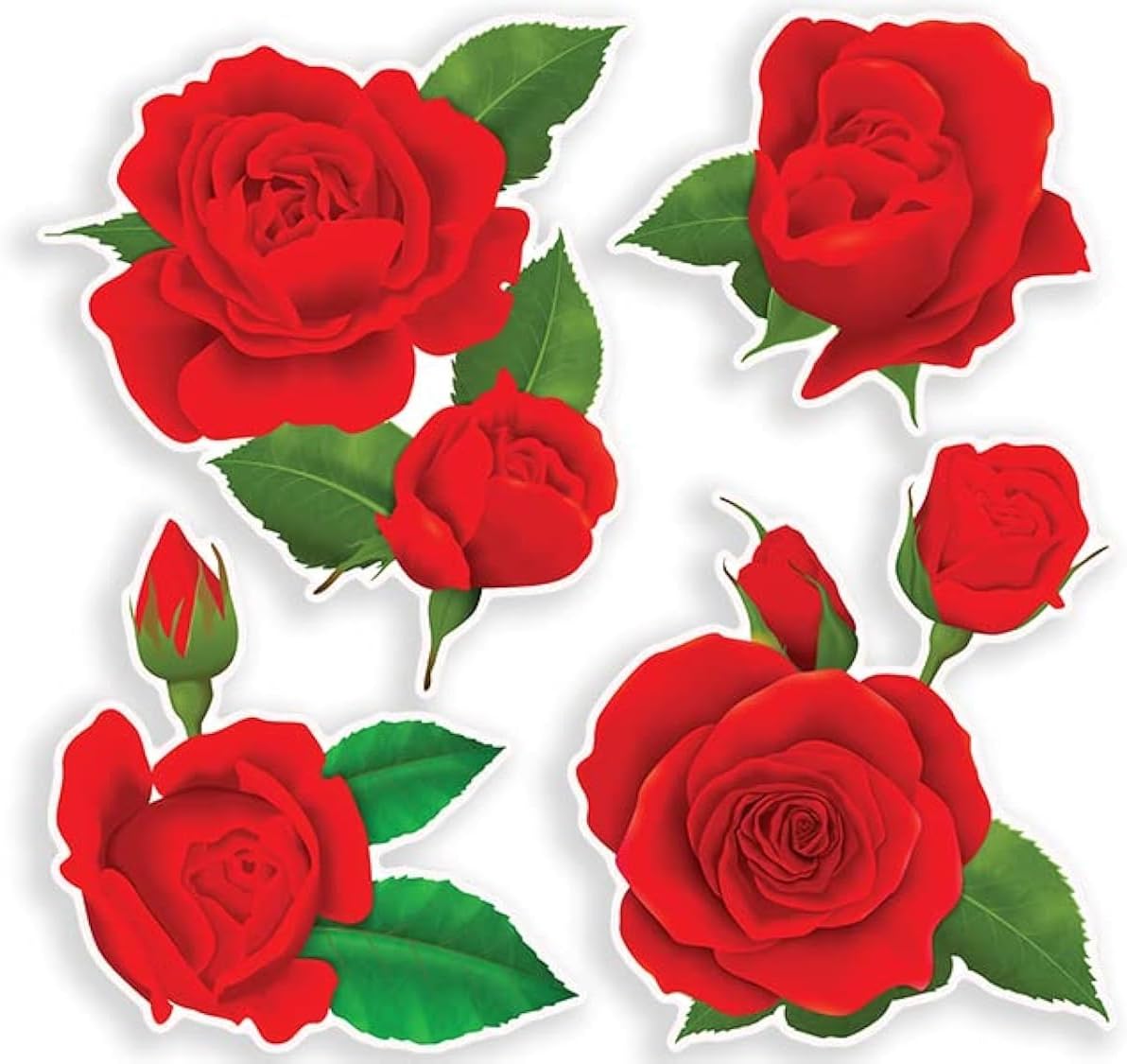 Amazon.com: Pink Roses - 3" Vinyl Sticker - for Car Laptop I-Pad Phone ...