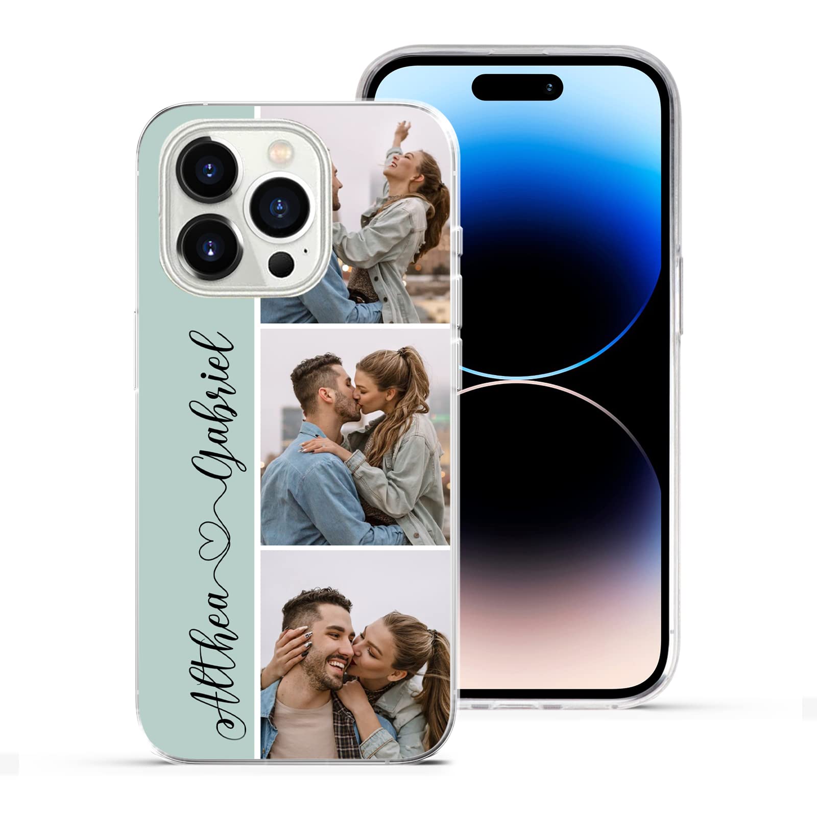 Amazon.com: ABCJOJO Personalized Picture Phone Cases,Custom Phone Cases for iPhone 16 15 14 13 ...