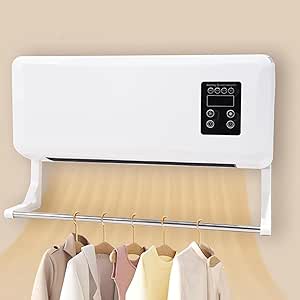 Amazon.com: Mini Wall Portable Mounted Air Curtain Fan 2 In 1 ...