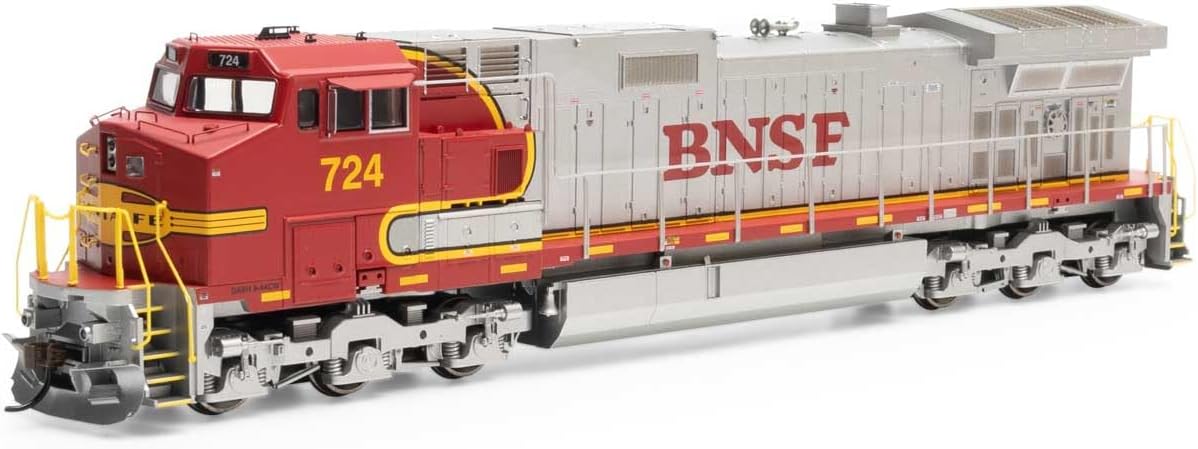 Amazon.com: Athearn HO Dash 9-44CW Sound-Ready BNSF/Warbonnet #724 ...