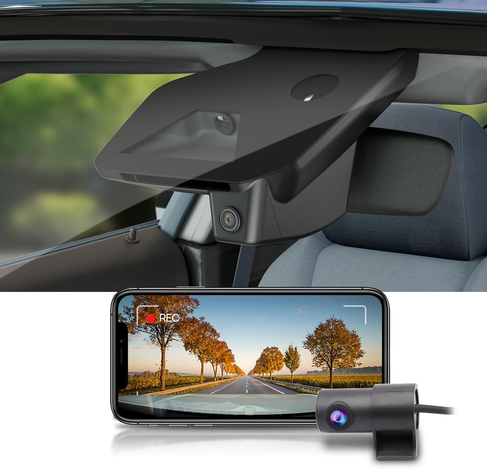 Amazon.com: Elektrikat eCam Subscription-Free 2-in-1 Dash Cam with IR ...