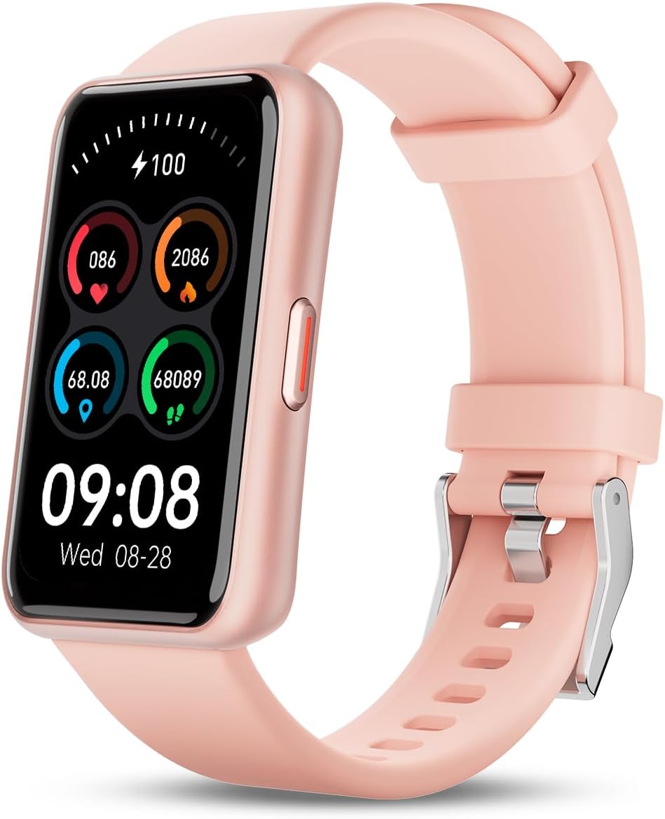 Amazon.com: ZURURU Fitness Tracker Watch with Heart Rate Blood Oxygen ...