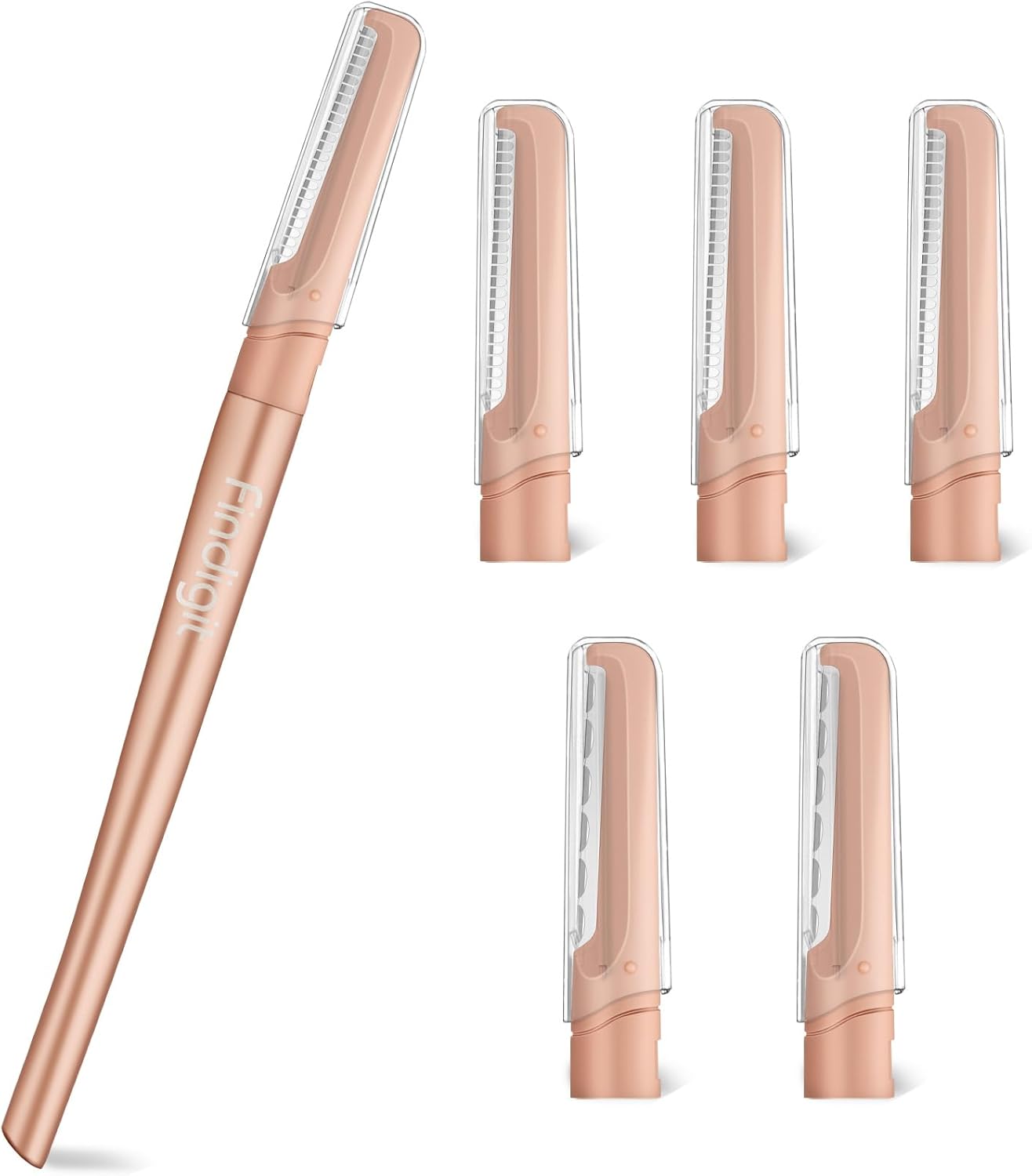 Amazon.com: Findigit Dermaplaning Tool for Face with 6 Refill Blades ...