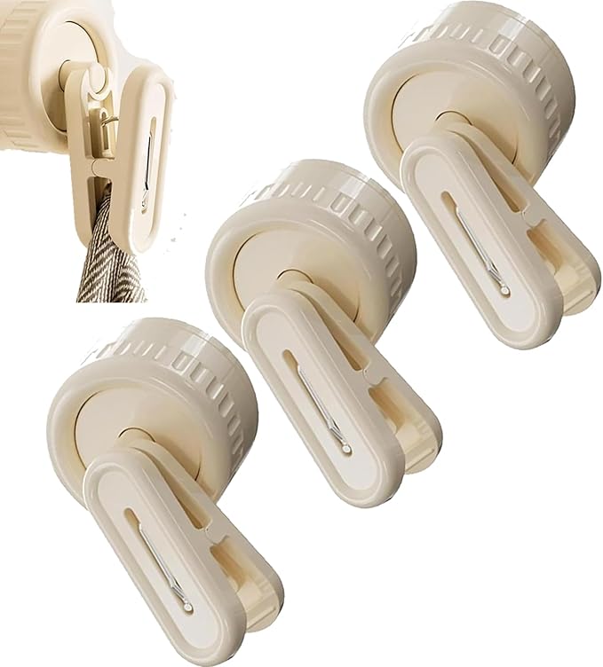 Amazon.com: Rotating Suction Cup Storage Clips Hook, Suction Cup Clips ...