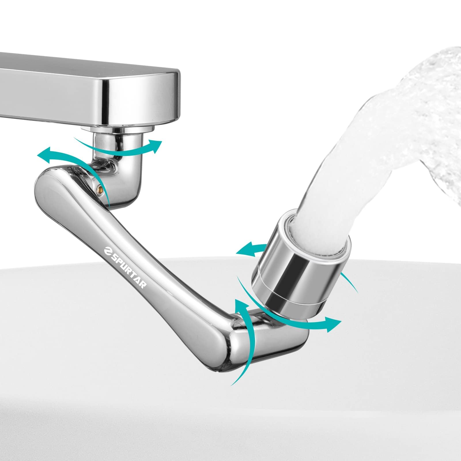 1440° Faucet Extender, Spurtar Multifunctional 1080° Rotatable Faucet ...