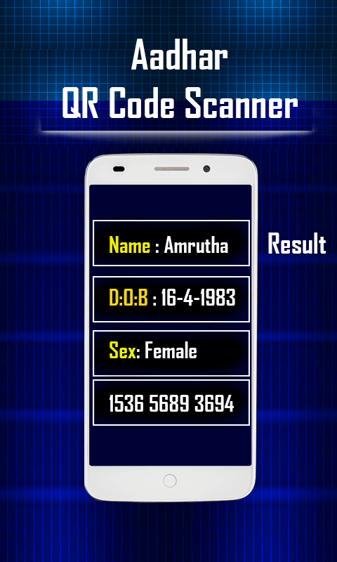 Aadhar card QR Code Scanner - App on Amazon Appstore