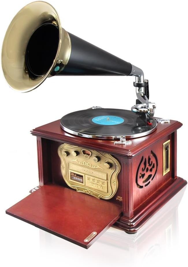 Amazon.com: Pyle PUNP32BT Vintage Retro Classic Style Bluetooth ...