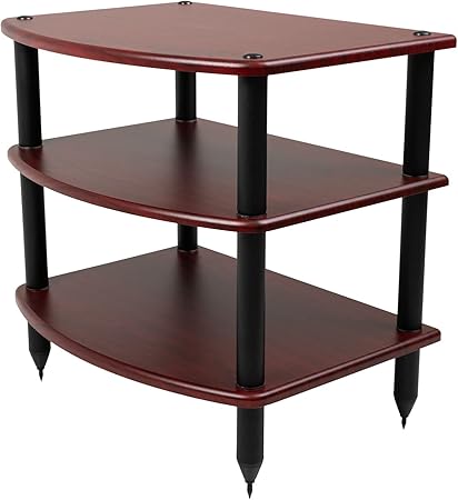 Amazon.com: Pangea Audio Vulcan Three Shelf Audio Stereo Rack, Media ...