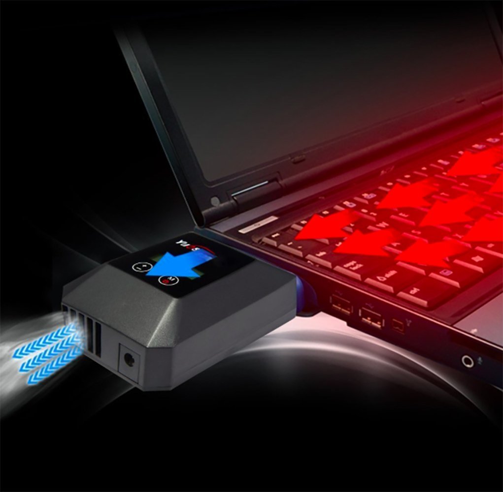 Buy V5 Laptop Cooling Fan, Latest Version Yuesong Radiator Super Vacuum ...