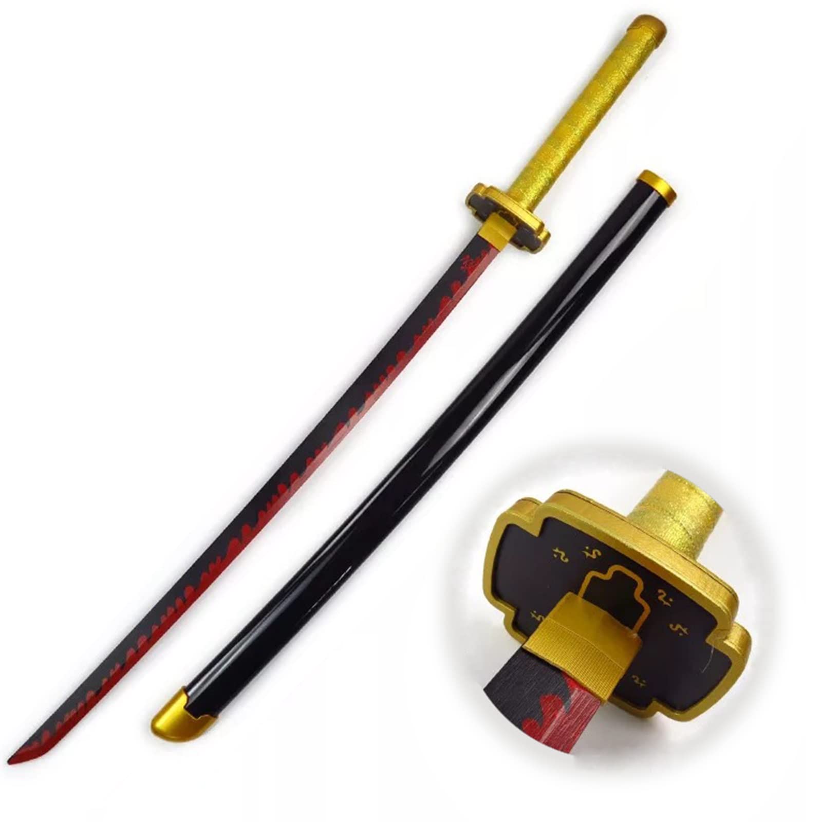 Buy Gaiev Japanese Anime Katana Blade Withscabbard,Demon Slayer Cosplay ...