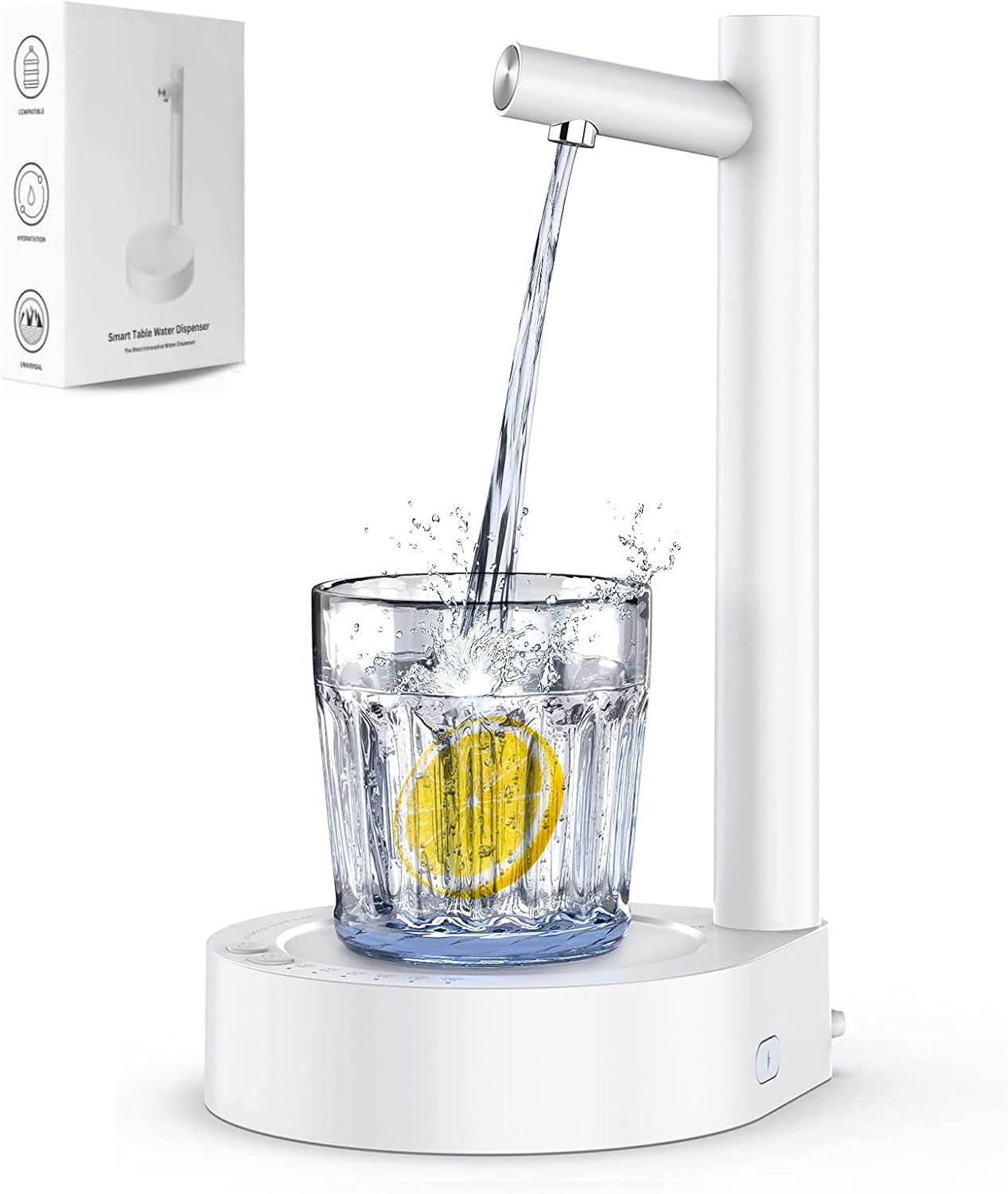 Elektrischer Desktop Wasserspender, USB Lade Wasserflaschen Pumpe ...
