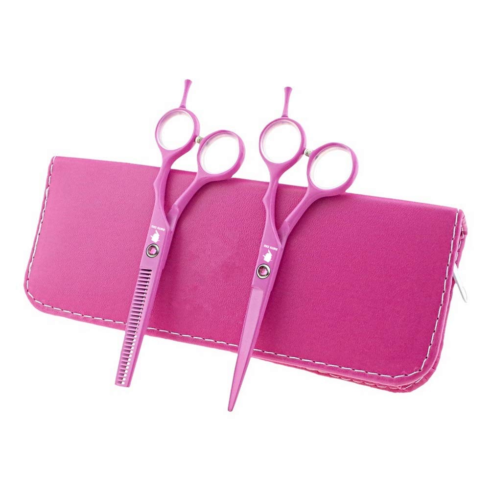 Amazon.com : 5.5 Inch Professional Pink Hair Cutting Shears/Scissors ...