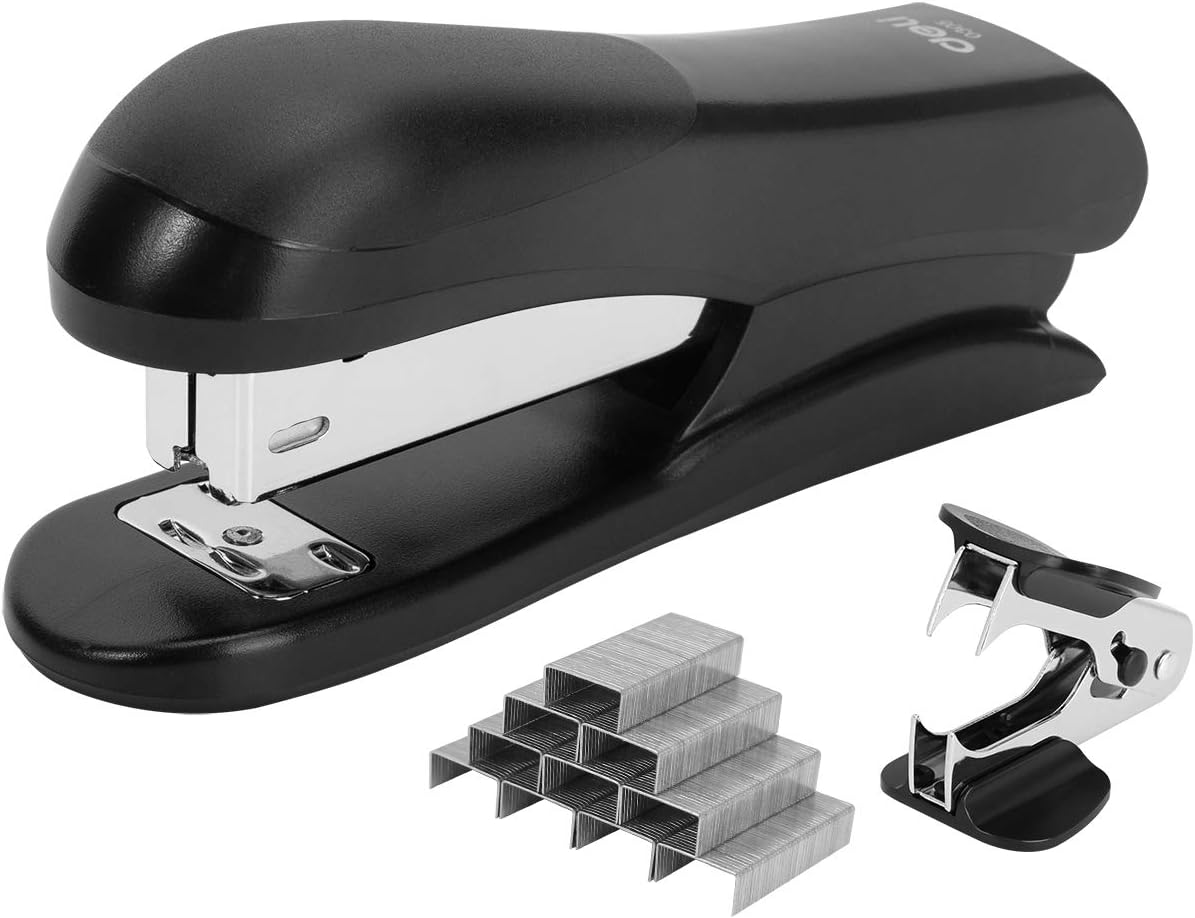 Amazon.com : Aacehlh Mini Desktop Stapler Set,20 Sheet Capacity ...