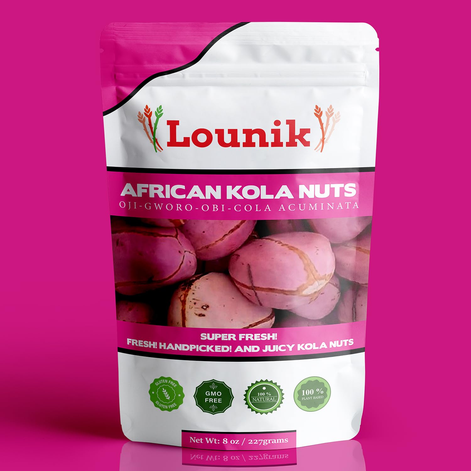 Lounik Nueces de cola africanas2 lóbulos8 oz225 g, súper frescas ...