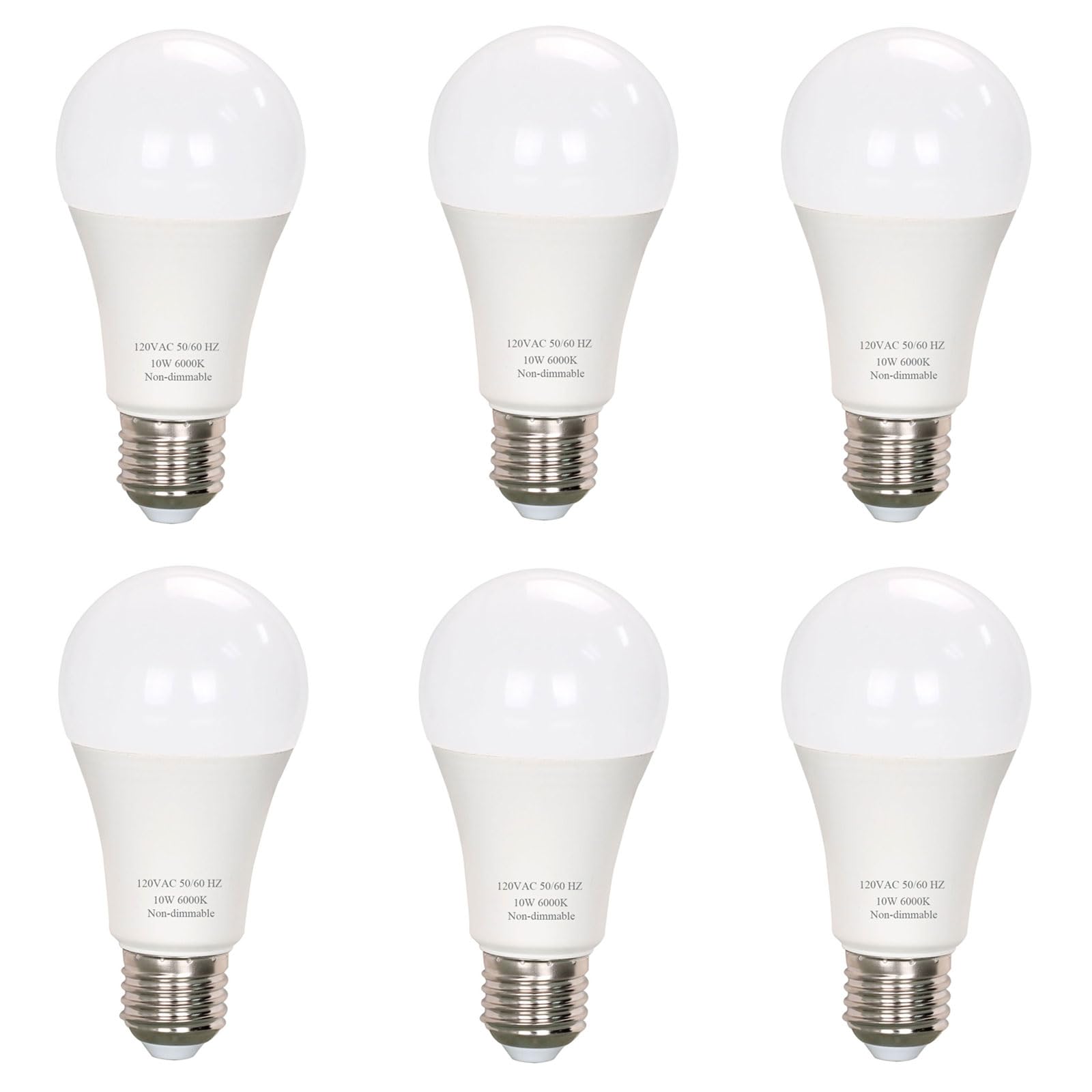 Amazon.com: A19 LED Light Bulb - 60 Watt Equivalent, Daylight White ...