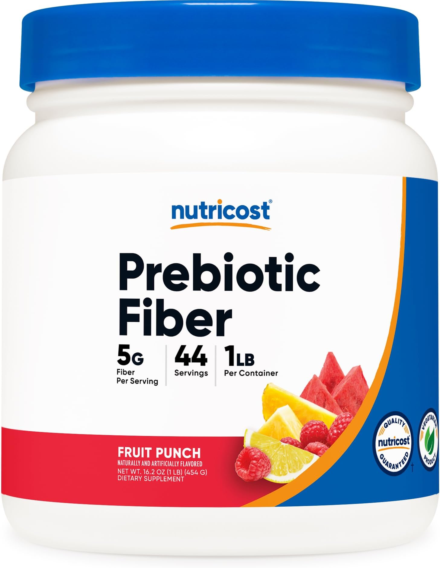 Amazon.com: Nutricost Prebiotic Fiber Powder (1 LB, Fruit Punch ...