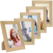 Buy Set of 5 Picture Frames 10x15 cm / 6 x 4 Inch, Modern, in Oak ...