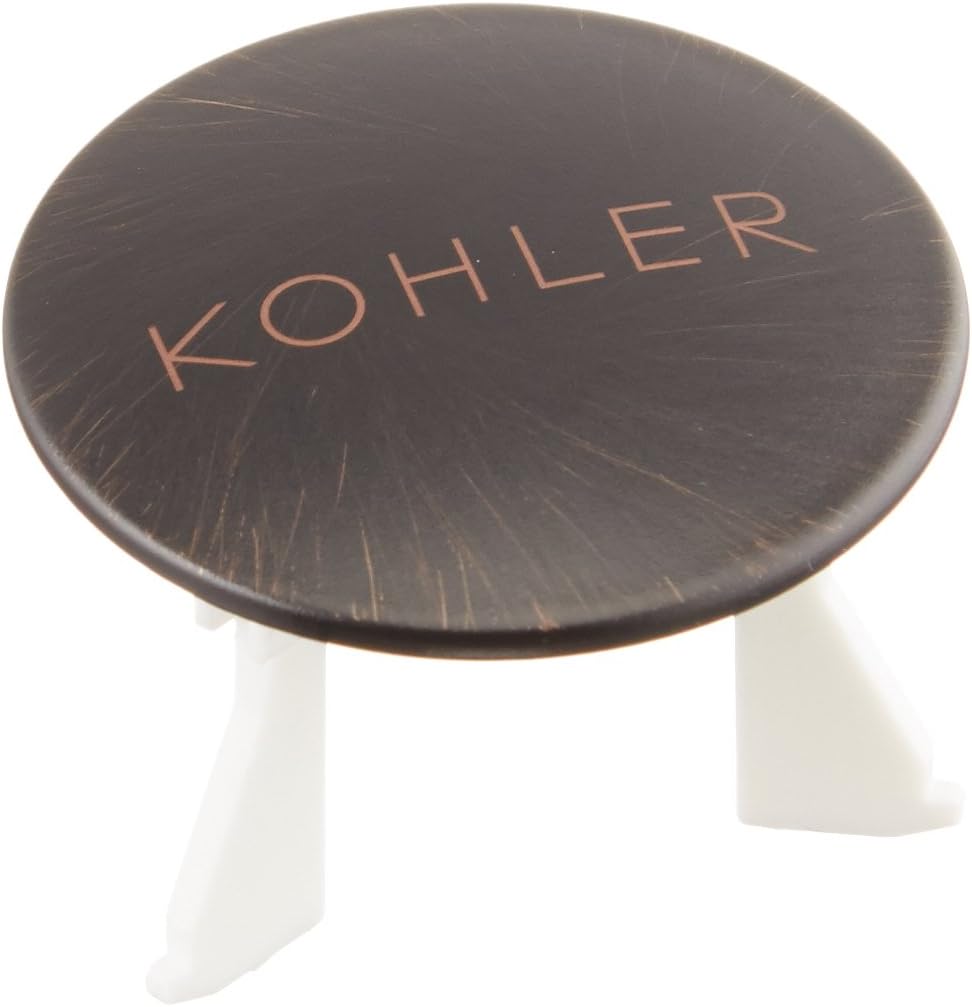 KOHLER Overflow Cap for Iron Plains Bathroom Sinks, Oil-Rubbed Bronze ...