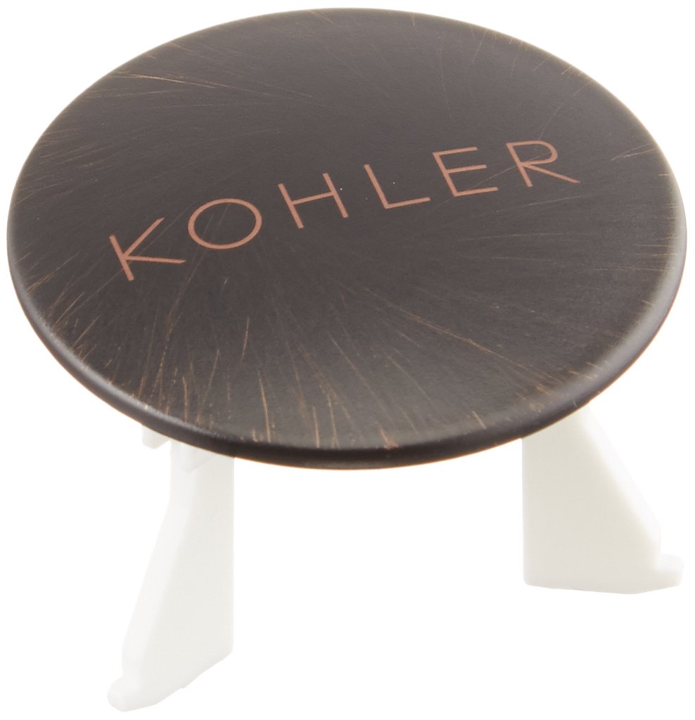 KOHLER Overflow Cap for Iron Plains Bathroom Sinks, Oil-Rubbed Bronze ...