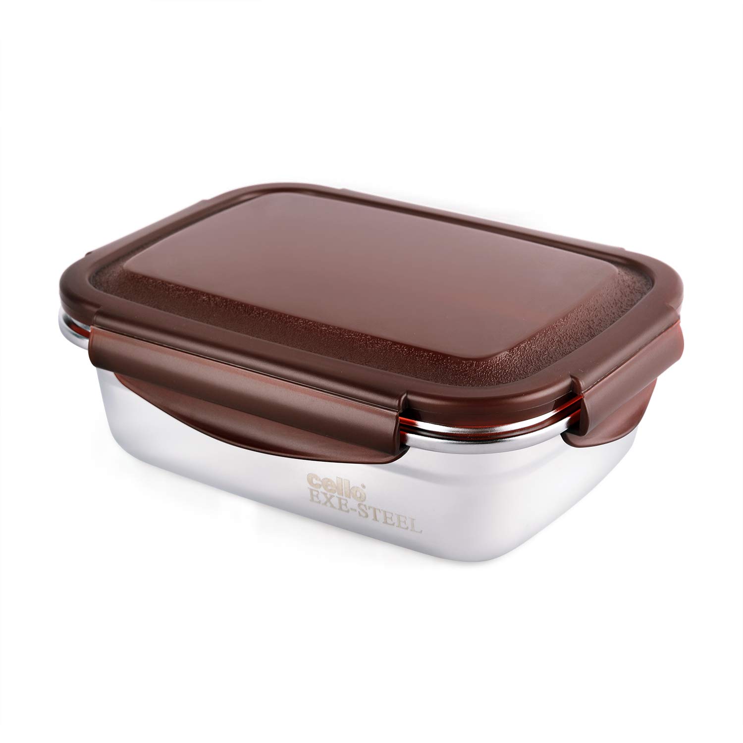 Buy CELLO Exe Steel Stainless Steel Single Walled Container, 900ml, 1 ...