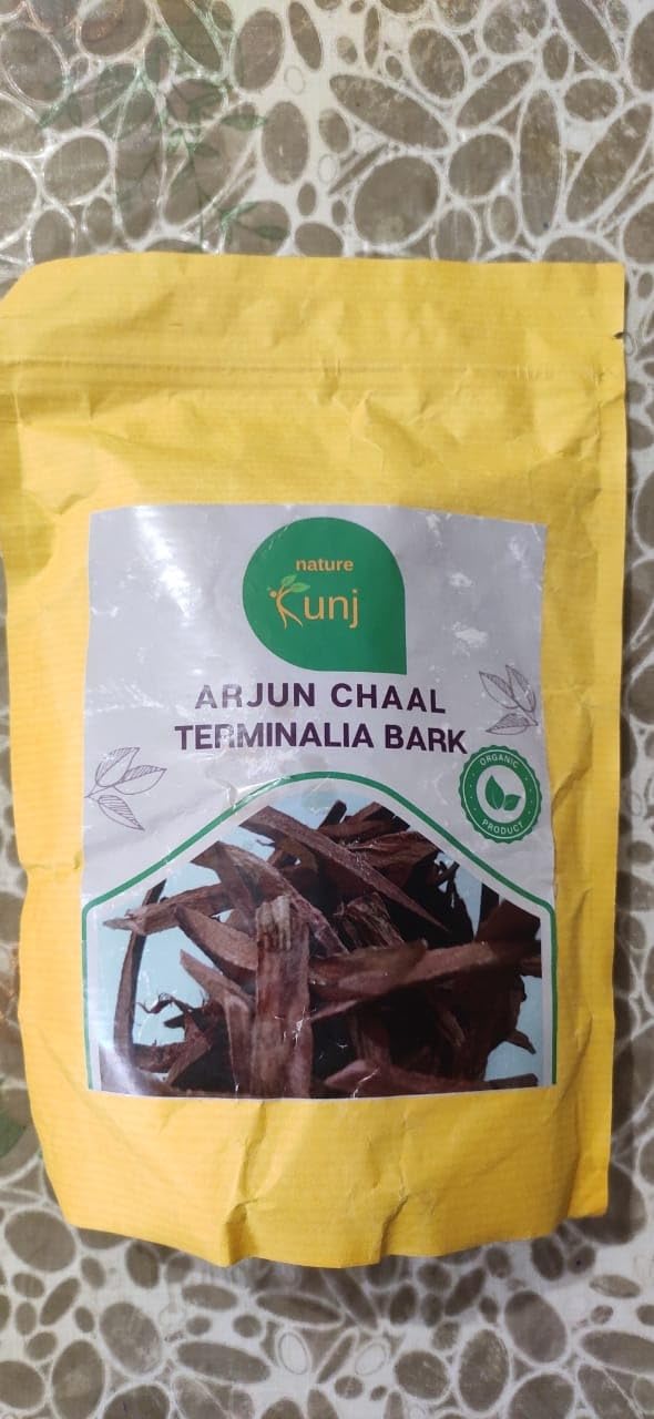 Nature Kunj- Organic Arjun Chaal-Terminalia Bark-Raw Dried-250 gm ...