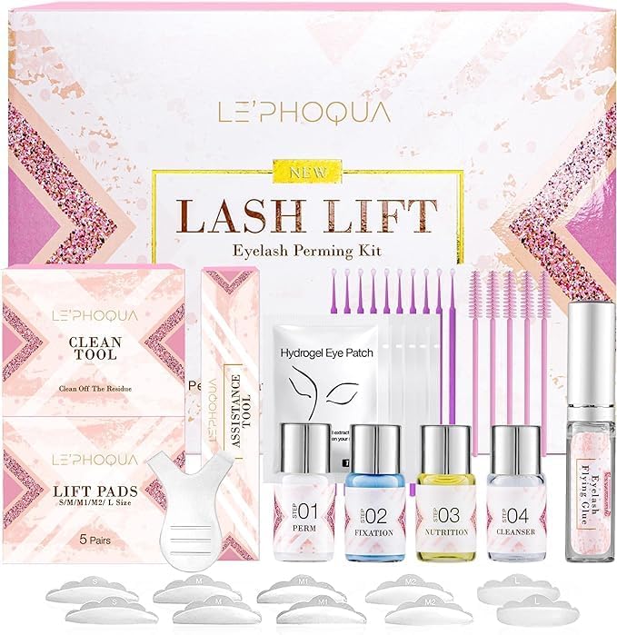 Amazon.com: Lash Lift Kit, Eyebrow Lamination Kit, 2-in-1 Solution, At Home Brow Lamination Kit ...