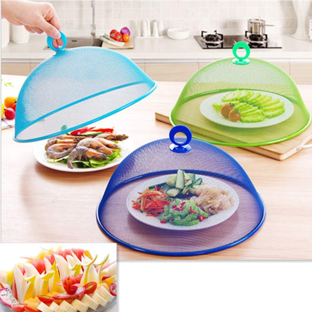 Amazon.com: DEDEMCO 4Pcs Round Metal Mesh Food Cover, 13.7 Inch Outdoor ...