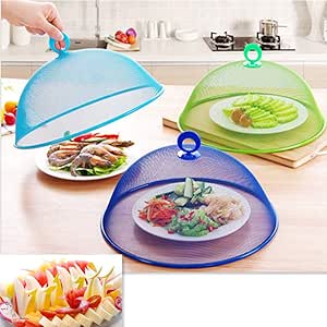 Amazon.com: DEDEMCO 4Pcs Round Metal Mesh Food Cover, 13.7 Inch Outdoor ...