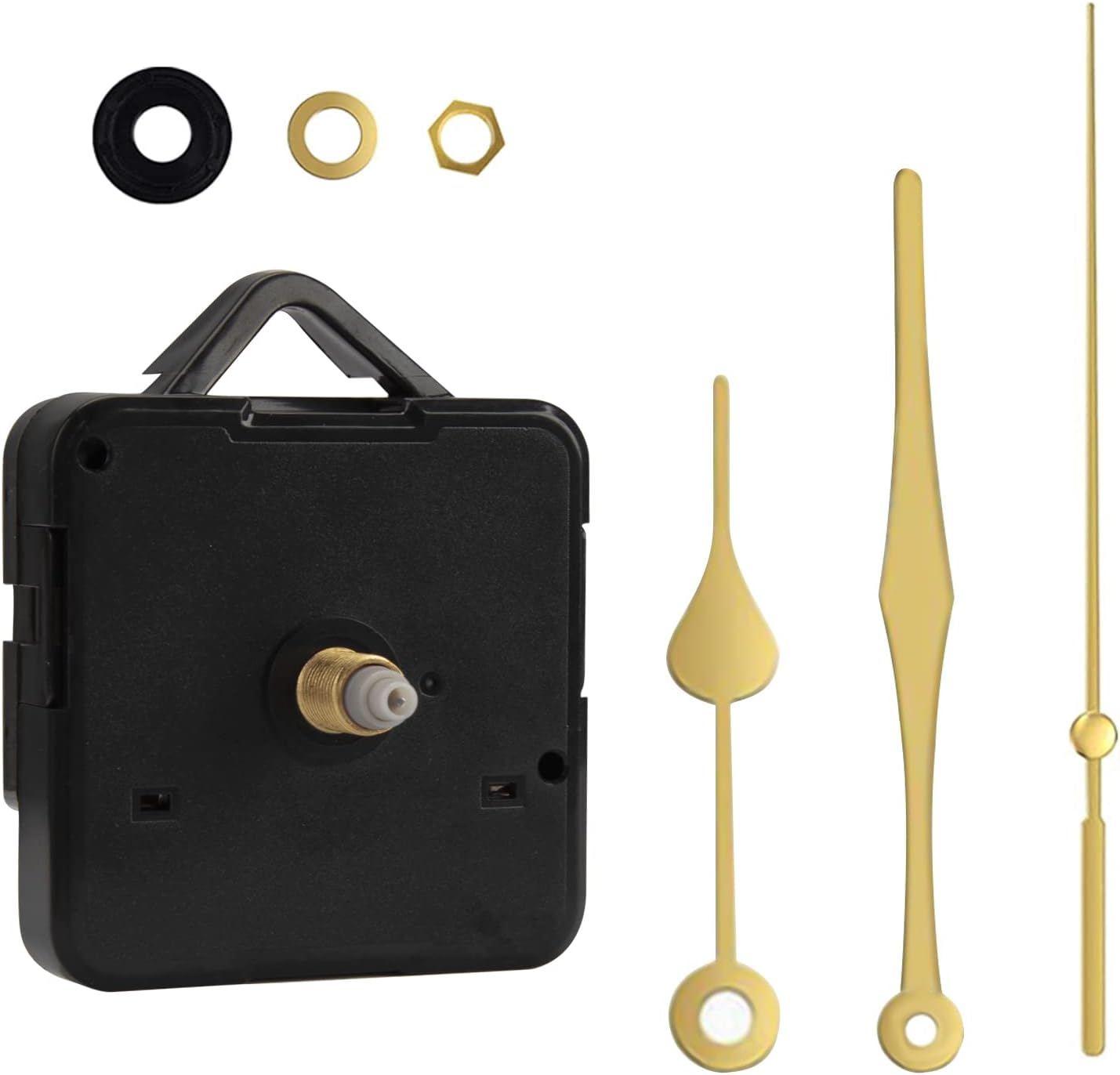 High Torque Long Shaft Clock Movement Mechanism with 12 Inch Long Spade ...